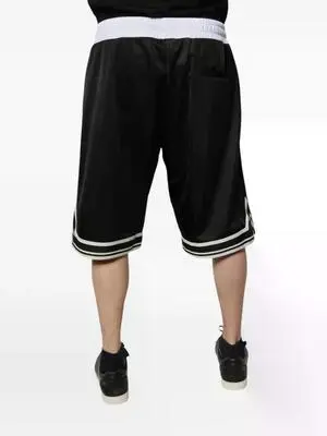 Dolce & Gabbana Sport Logo Patch Striped Trim Shorts