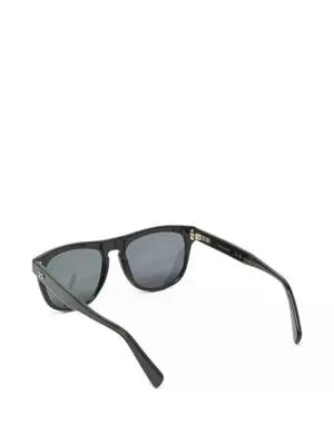 FERRAGAMO Round Frame Sunglasses With Logo Plaque