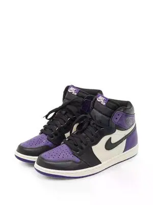 JORDAN Air 1 Retro High Top Sneakers - Purple