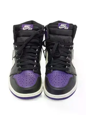 JORDAN Air 1 Retro High Top Sneakers - Purple