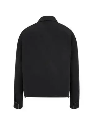 Loewe Logo-embroidered Zip-up Jacket