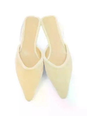 Bottega Veneta Pointed Toe Velvet Mules