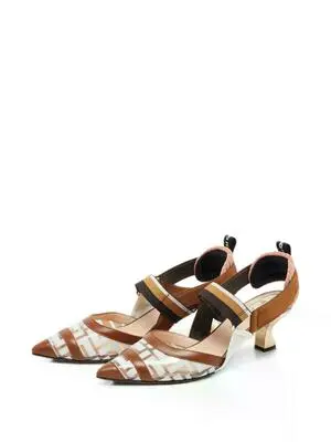 Fendi Colibri Slingback Pumps