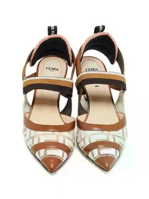 Fendi Colibri Slingback Pumps