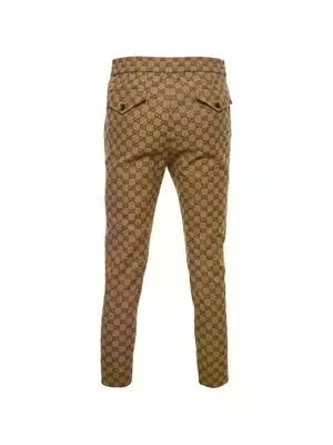 Gucci Jacquard Drawstring-waist Trousers
