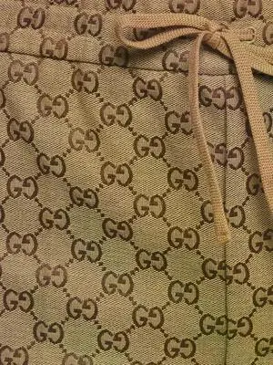 Gucci Jacquard Drawstring-waist Trousers