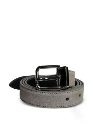 Dolce & Gabbana Suede Belt - Grey