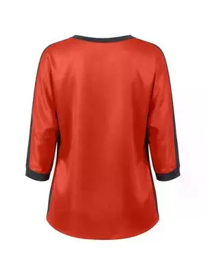 Costume National V-neck Panelled Sweater