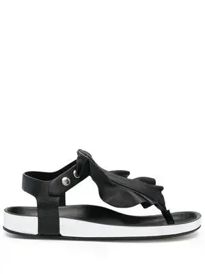 Isabel Marant Étoile Leather Ruffle-trim Sandals