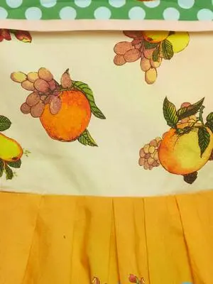 ALEMAIS Lemonis-print Midi Dress