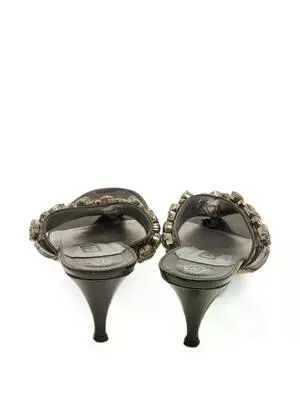 GINA Crystal-embellished Heeled Sandals