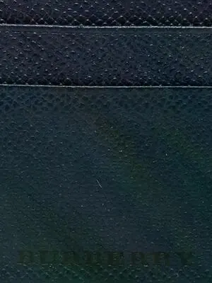 Burberry Embossed Leather Cardholder