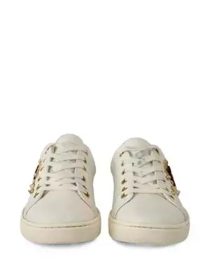 Dolce & Gabbana Stud-embellished Leather Sneakers