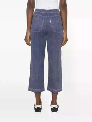 Issey Miyake Denim-effect Trousers