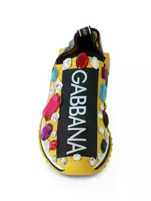 Dolce & Gabbana Sorrento Crystal-embellished Sneakers