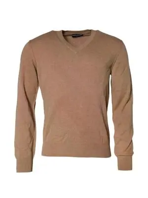 Dolce & Gabbana V-neck Cashmere T-shirt