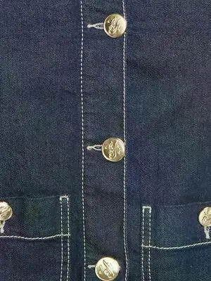 Emporio Armani Denim Jacket With Contrast Stitching