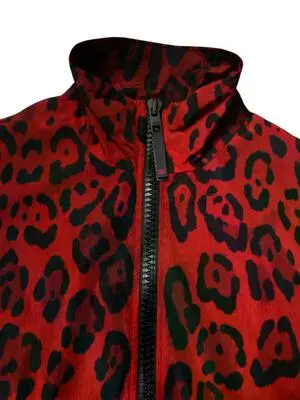 Dolce & Gabbana Leopard Print Bomber Jacket