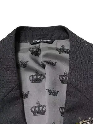 Dolce & Gabbana Gun-embroidery Bee-patch Blazer