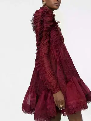 Zimmermann Kaleidoscope Doily-ruffle Mini Dress