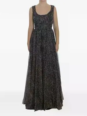 Dolce & Gabbana Sleeveless Silk Maxi Dress