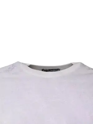 Dolce & Gabbana Embossed Crew-neck Sweater