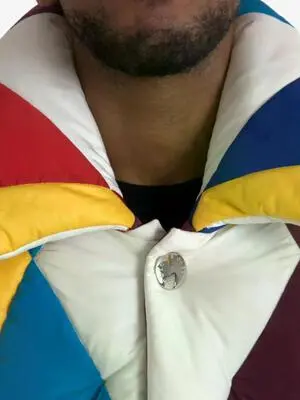 Dolce & Gabbana Diamond-pattern Puffer Jacket