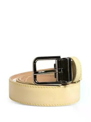 Dolce & Gabbana Buckle-fastening Leather Belt - Yellow