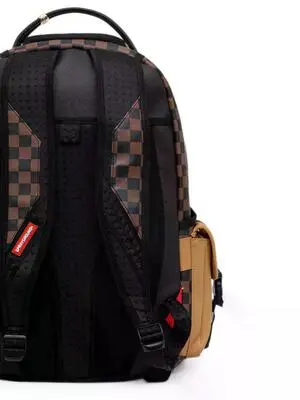 SPRAYGROUND Check Pattern Buckle Detail Backpack