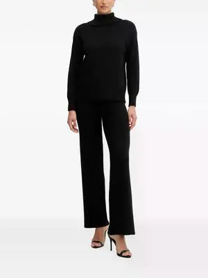 HAVEONE Roll-neck Sweater And Trouser Set