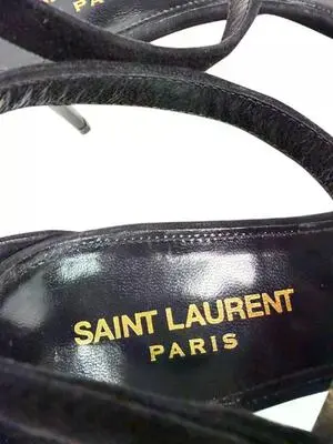 Saint Laurent Lexi Ankle Strap Sandals