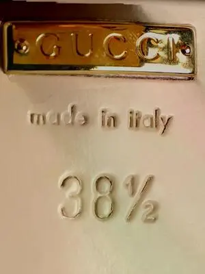 Gucci Leather Horsebit Heeled Sandals