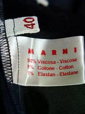 Marni Cropped Elasticated Waistband Trousers