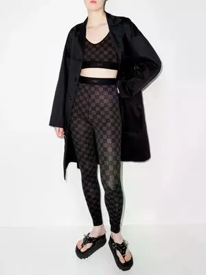 AMBUSH Monogram-print Bra Top
