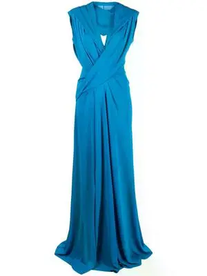 Alberta Ferretti Open Back Evening Dresses