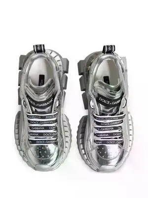 Dolce & Gabbana Super Queen Sneakers With Metallic Finish
