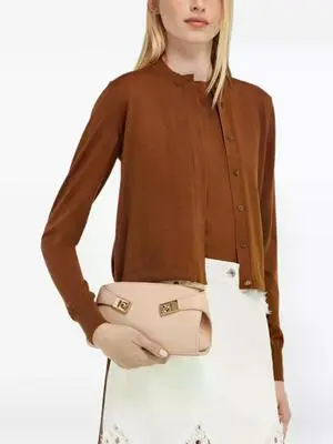 FERRAGAMO Hug Cross Body Bag - Pink