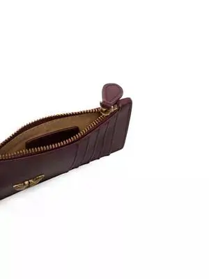 Pinko Love Birds-buckle Wallet - Red