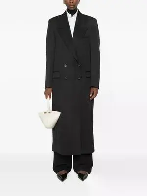 RÓHE Double-breasted Peaked-lapel Coat