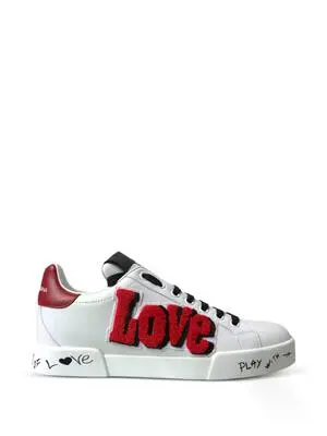 Dolce & Gabbana Portofino Love Patch" Sneakers