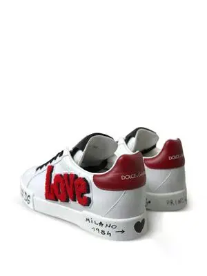 Dolce & Gabbana Portofino Love Patch" Sneakers