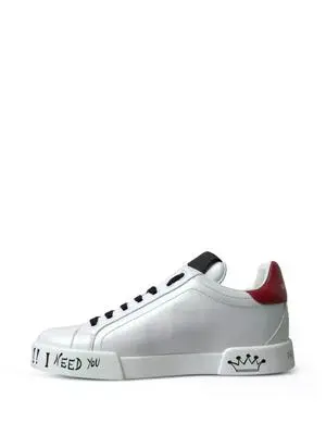 Dolce & Gabbana Portofino Love Patch" Sneakers