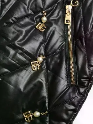 Dolce & Gabbana Quilted Logo Charm Shorts