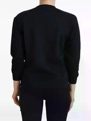 Philippe Model Graphic Print Crew Neck Sweater - Black