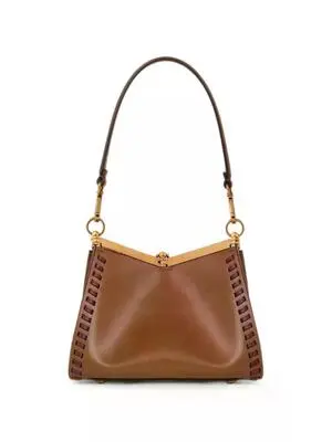 Etro Small Leather Vela Bag With Floral Motif