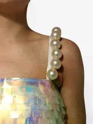 Dolce & Gabbana Holographic Embellished Mini Dress