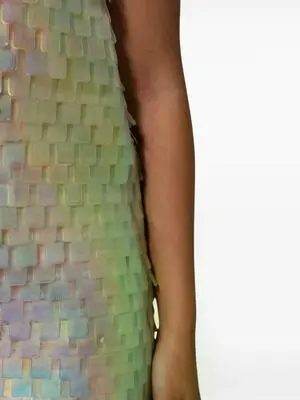 Dolce & Gabbana Holographic Embellished Mini Dress