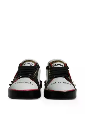 Dolce & Gabbana Portofino Heart-patch Sneakers
