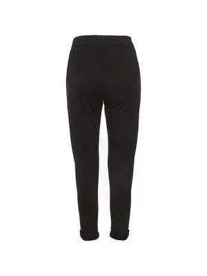 Brunello Cucinelli Drawstring Jersey Joggers With Monili Trim