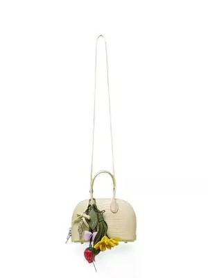 SELF-PORTRAIT Lizard-effect Mini Bag With Charm Detail